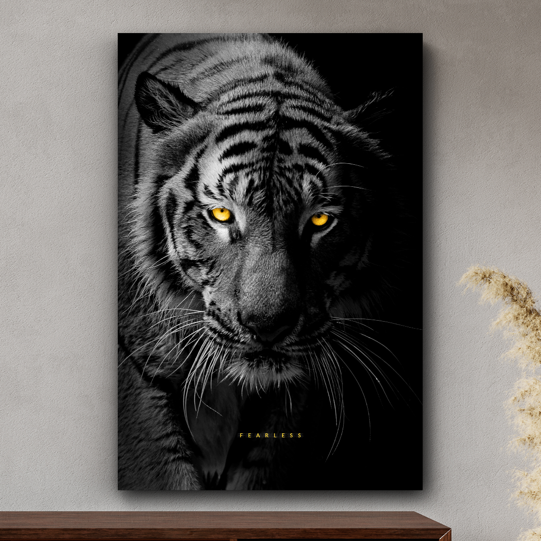 Fearless | Motivational Canvas Art by Motiversity