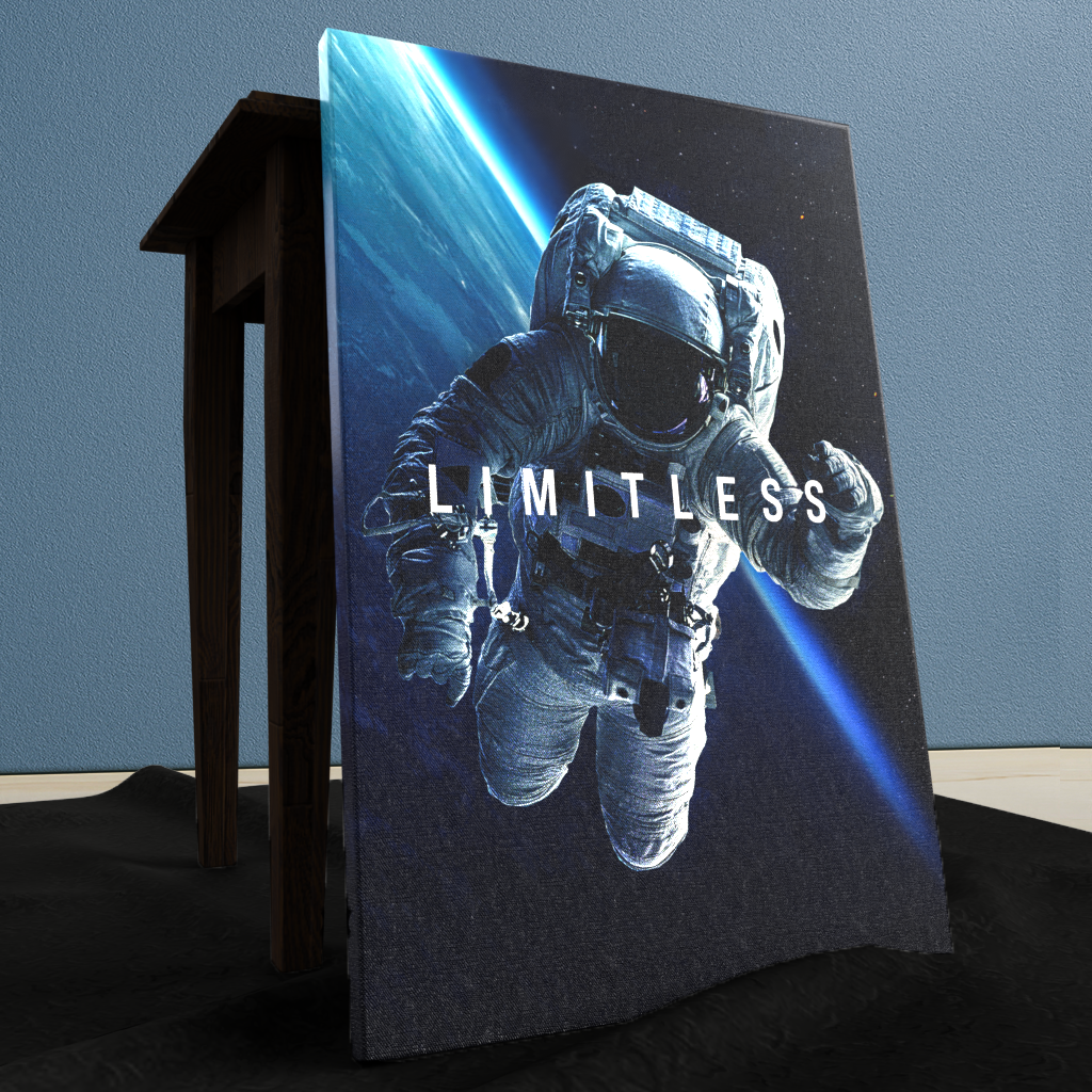 Limitless | Motivational Poster Canvas Art by Motiversity
